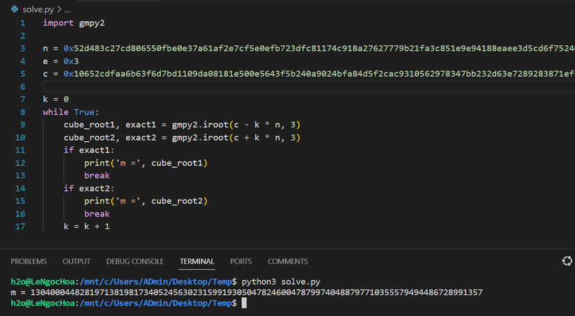 Mật mã RSA - phần 6