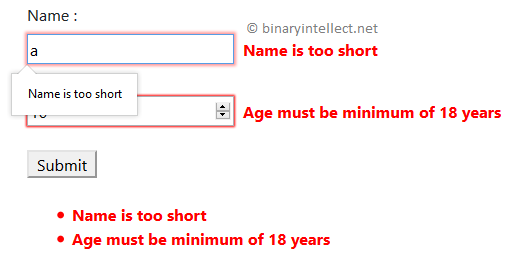 Client Side Form Validations sử dụng TypeScript Client Side Form Validations sử dụng TypeScript