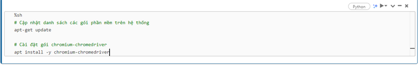 Crawl data đầy đủ hơn với thư viện selenium