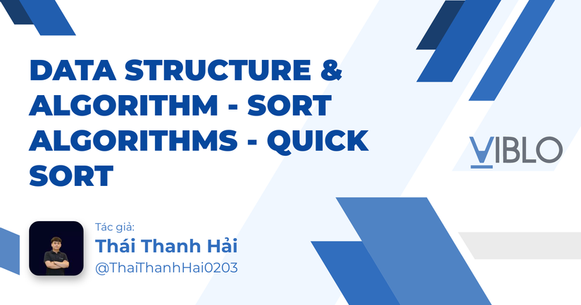 Data Structure & Algorithm - Sort Algorithms - Quick Sort Data Structure & Algorithm - Sort Algorithms - Quick Sort
