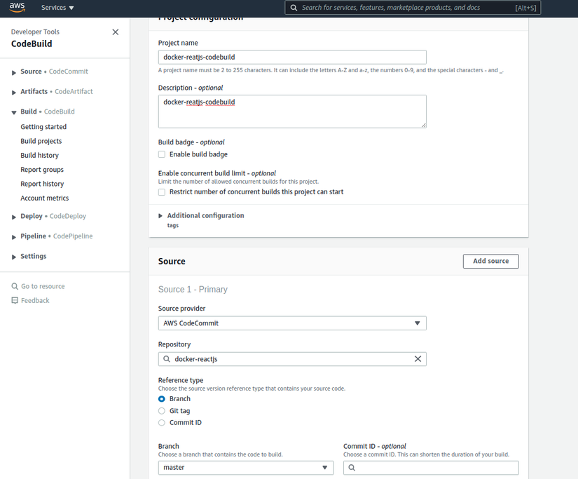 Aws Deploy Reactjs App Trên Ecs Tích Hợp Ci Cd Codecommit Codebuild Codepipeline Ai