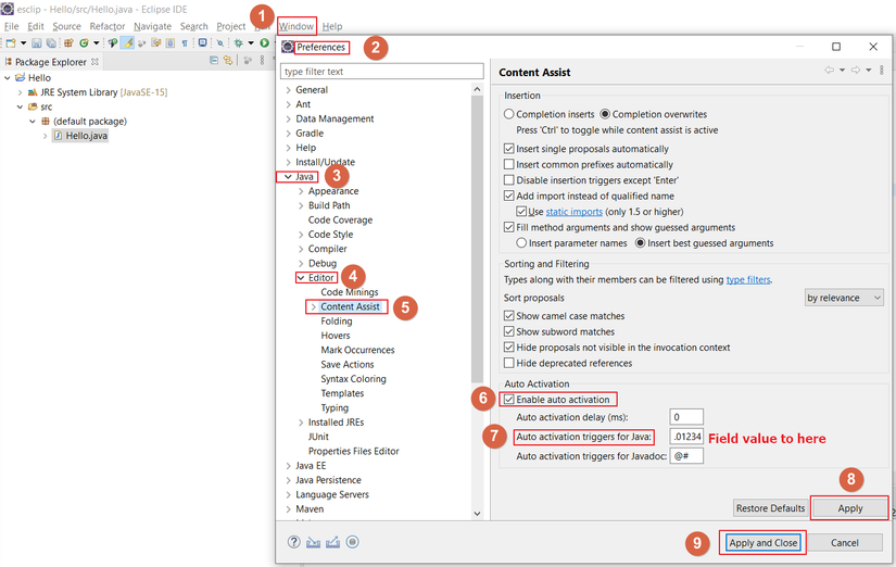 MẸO HAY Eclipse // SHOW GỢI Ý CODE NHANH // DDTCMT