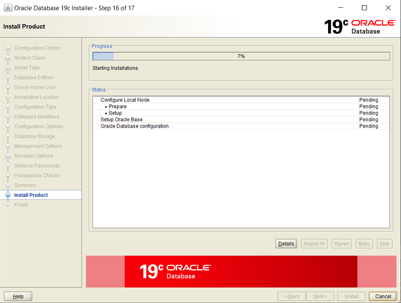 Cài đặt Oracle Database 19c Trên Windows