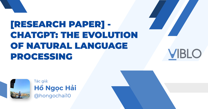 [Research Article] - ChatGPT: The Evolution of Natural Language Processing