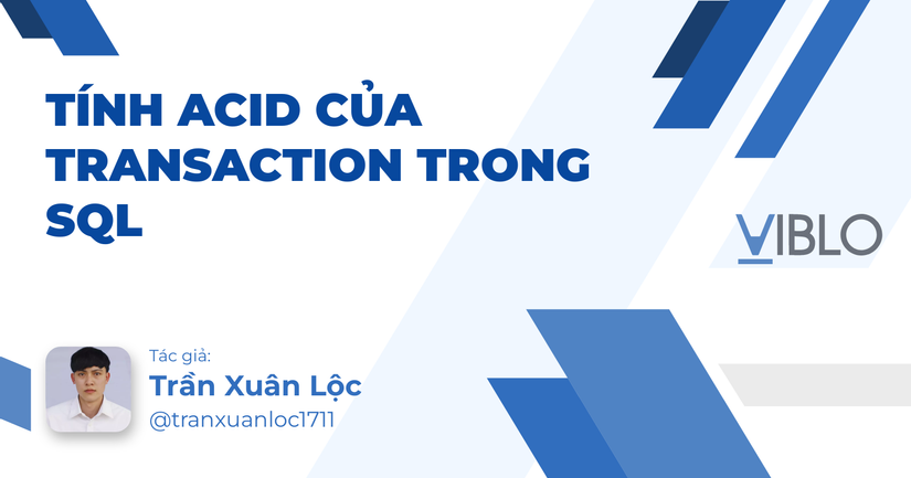 Tính ACID của transaction trong SQL