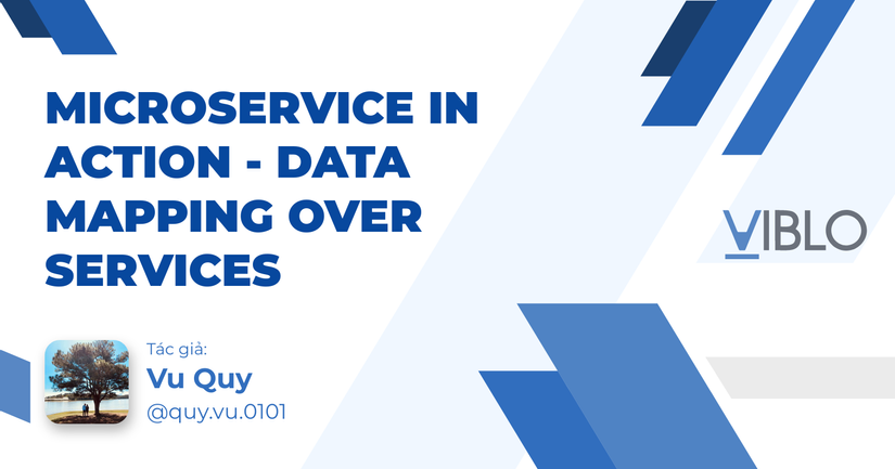 Microservice in action - Data mapping over services