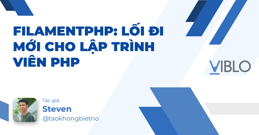 FilamentPhp: Lối đi mới cho lập trình viên PHP