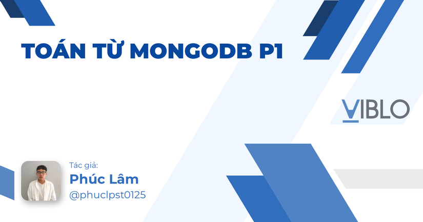 Toán Từ Mongodb P1