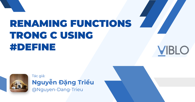 Renaming Functions trong C Using #define