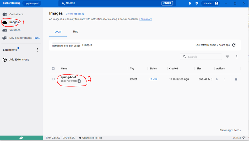 Deploy Spring Boot Application Development Docker Window 10