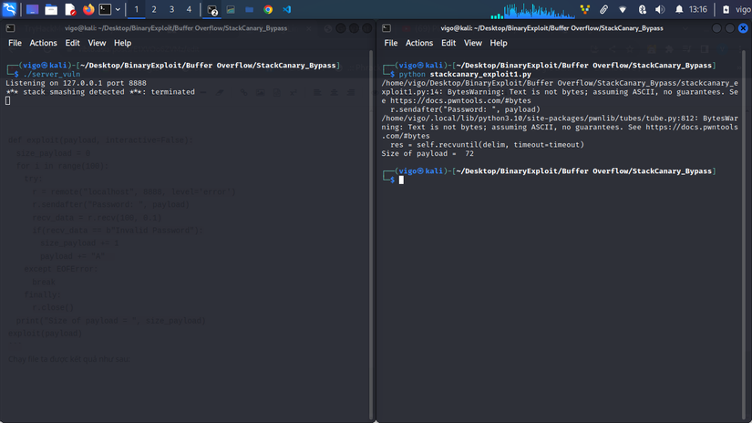 Linux Exploit Buffer Overflow Phần 5 Bypass Stack Canary Linux 6289