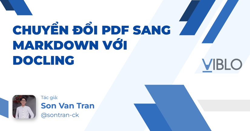Chuyển đổi PDF sang Markdown với Docling