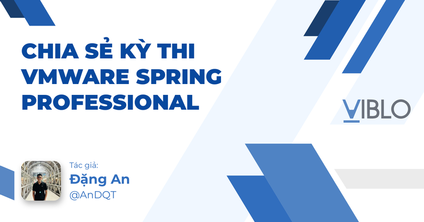 Chia sẻ kỳ thi VMware Spring Professional