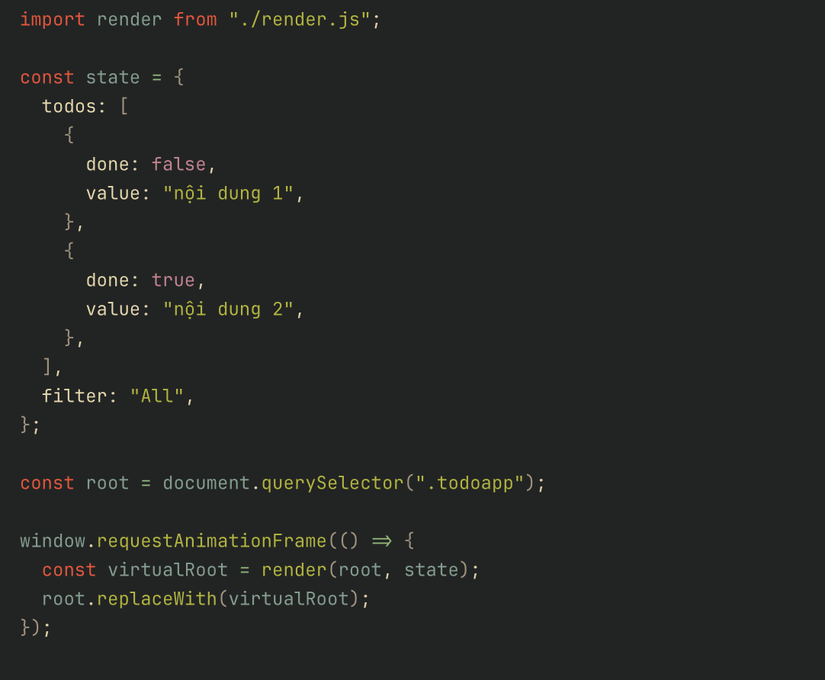 Series Web app không dùng framework: Bài 1 Pure JS client-side rendering