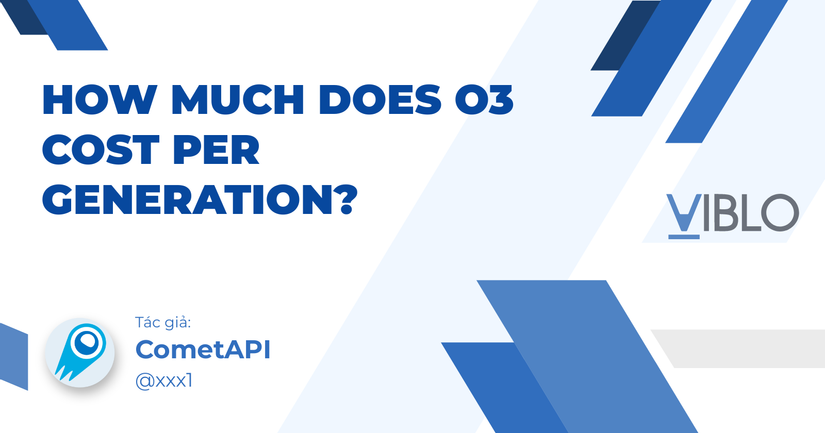 How Much Does O3 Cost per Generation?