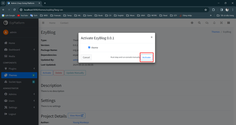 [EzyPlatform] Tạo blog dễ dàng với EzyBlog - Không cần code