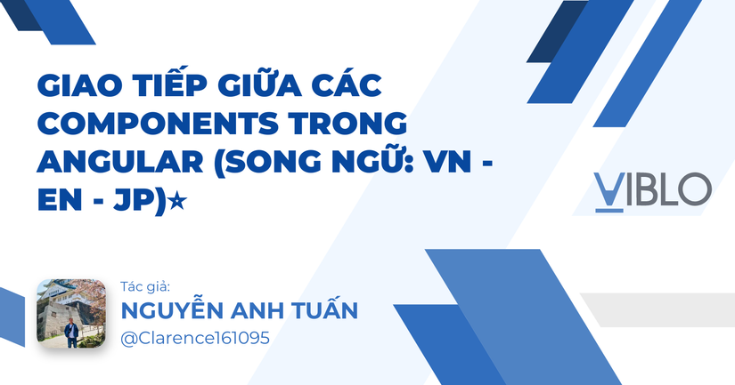 Giao tiếp giữa các components trong Angular