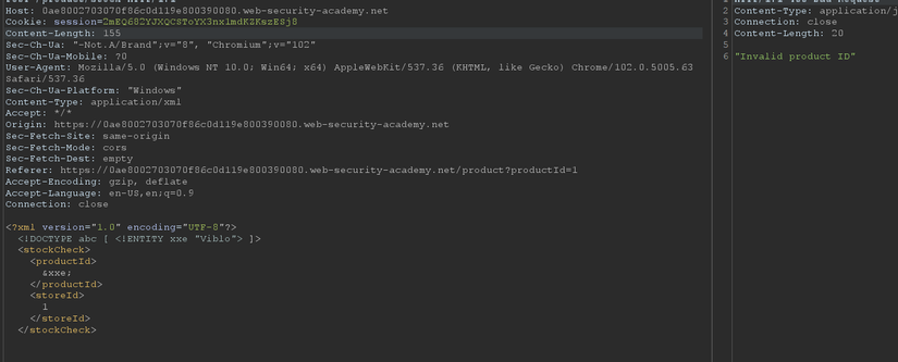 XXE injection vulnerabilities - Lỗ hổng XML (Phần 3)