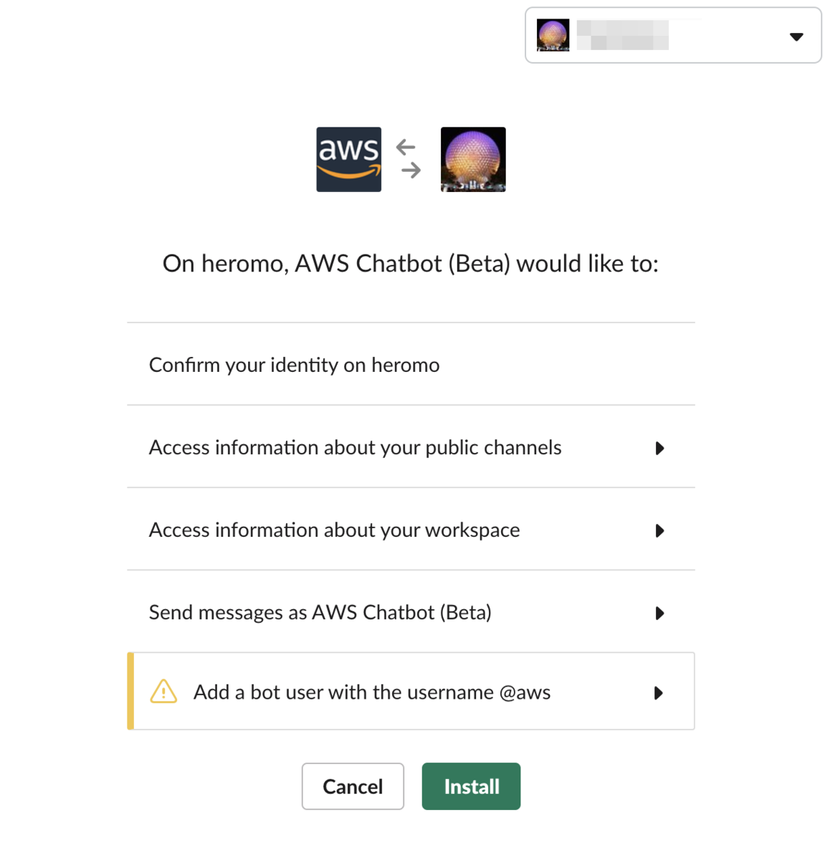 Làm quen với AWS Chatbot