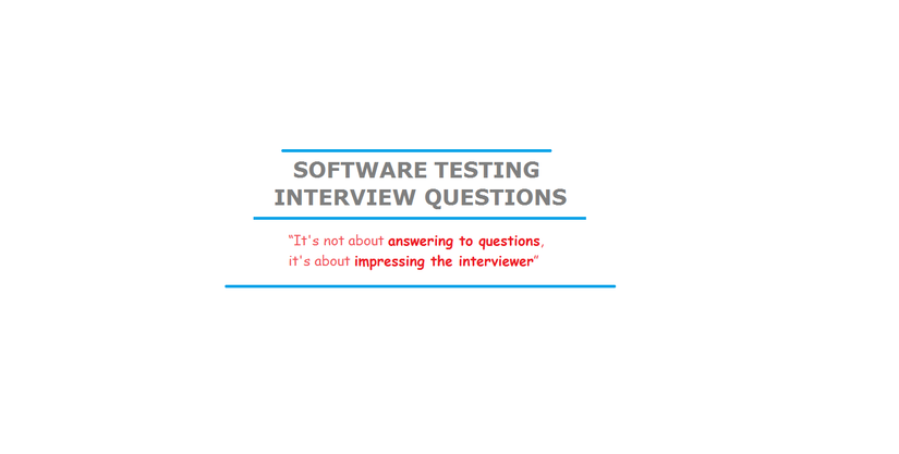 Interview Question : Mobile application testing