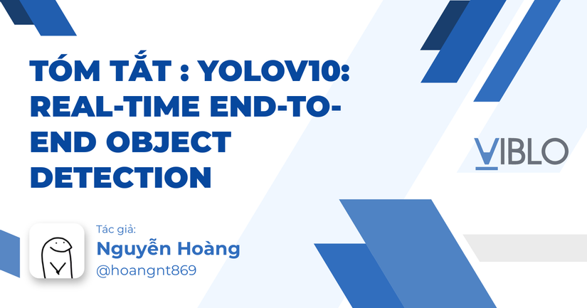Tóm Tắt Yolov10 Real Time End To End Object Detection