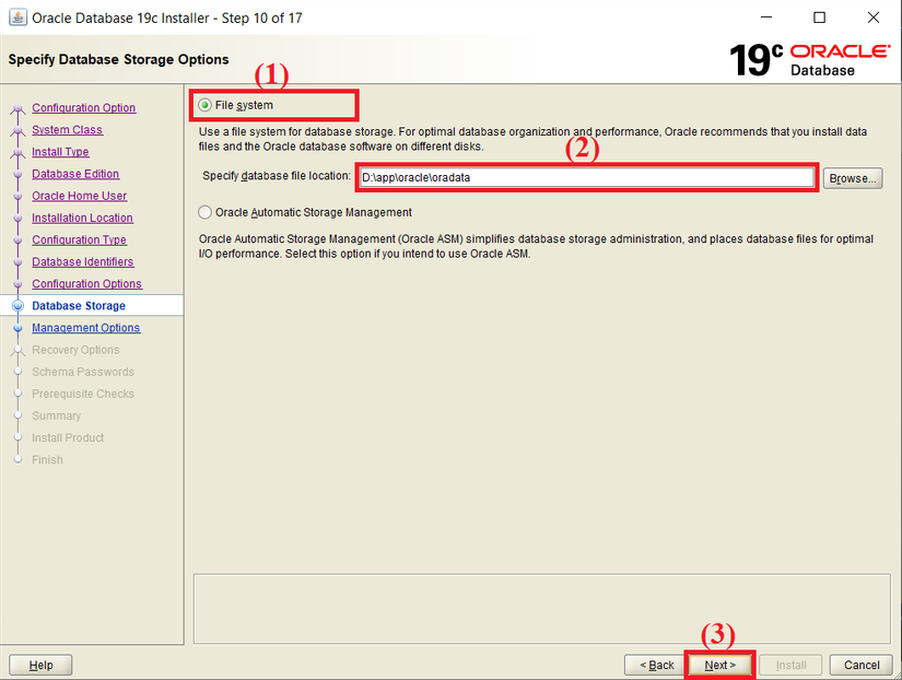 Cài đặt Oracle Database 19c Trên Windows