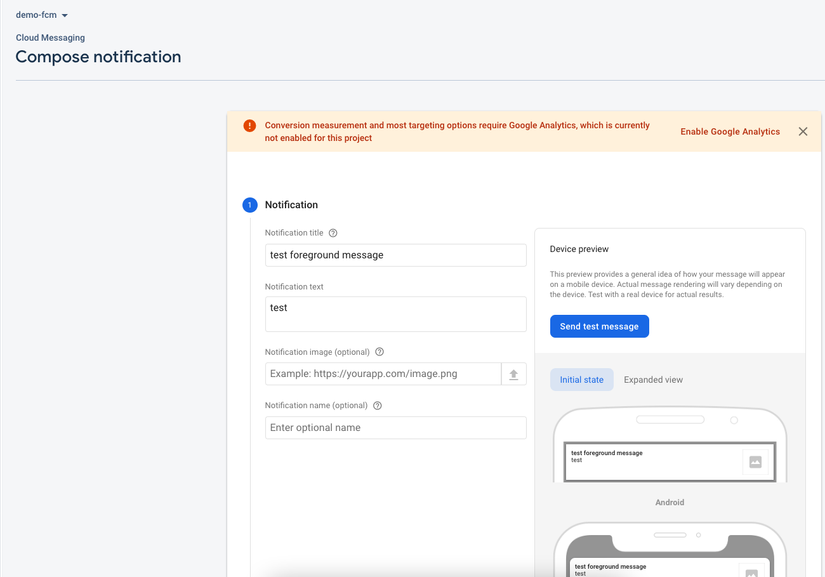 [reactjs] Push Notification Sử Dụng Firebase Cloud Messaging