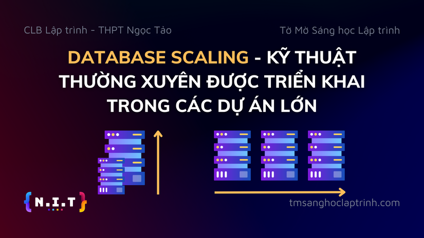 DATABASE SCALING - KỸ THUẬT THƯỜNG XUYÊN ĐƯỢC TRIỂN KHAI TRONG CÁC DỰ ...