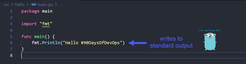 90 ngày DevOps - Ngày 9 - Giải thích mã Hello World