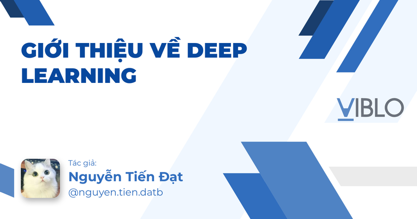 Giới thiệu về Deep Learning