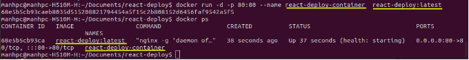 Deploy Reactjs Với Docker Và Nginx Lên Ubuntu Server