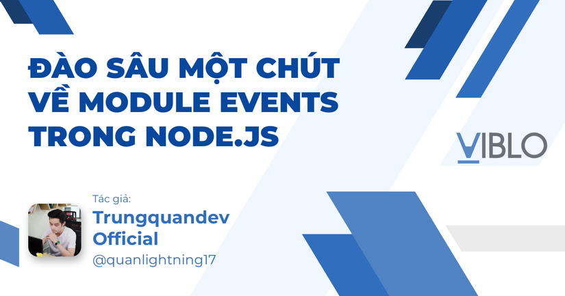 Đào sâu một chút về module Events trong Node.js