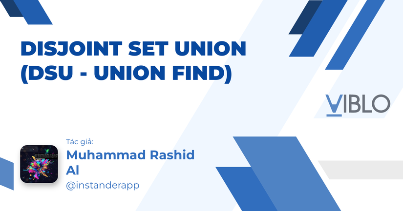 Disjoint Set Union (DSU - Union Find)