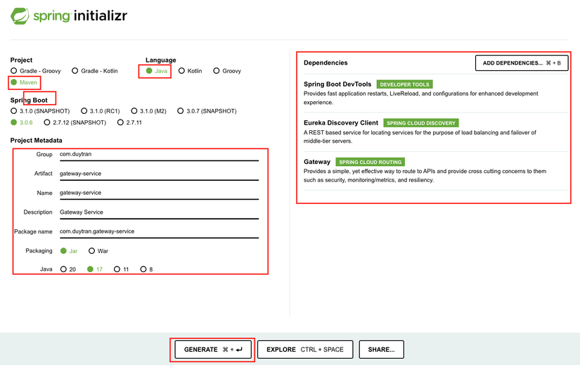 Microservices với Spring Boot và Spring Cloud (Phần 2) - Cấu hình dự án ...