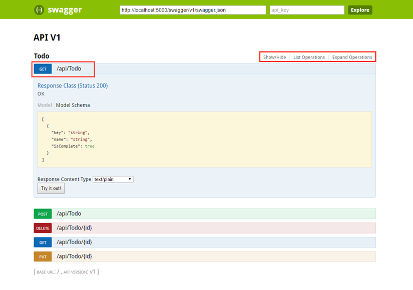 X y D ng Trang H Tr ASP NET API S D ng Swagger