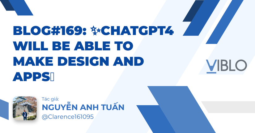 ChatGPT4 will be able to make design and apps📱
