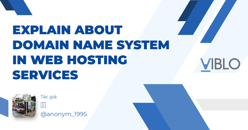 Explain about domain name system in web hosting services