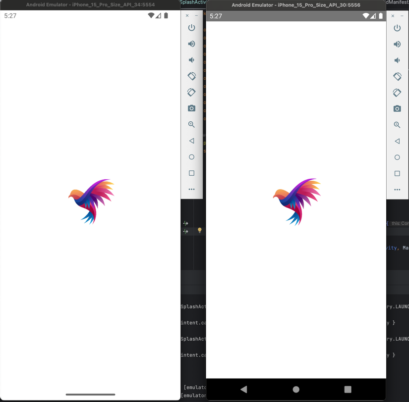 Android - Implement splash screen using Splash Screen API