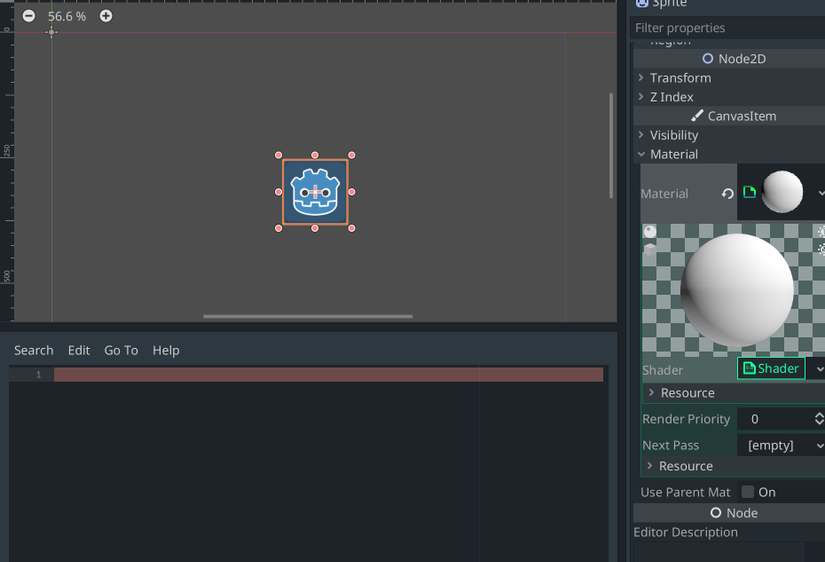 Cách sử dụng shader trong Godot