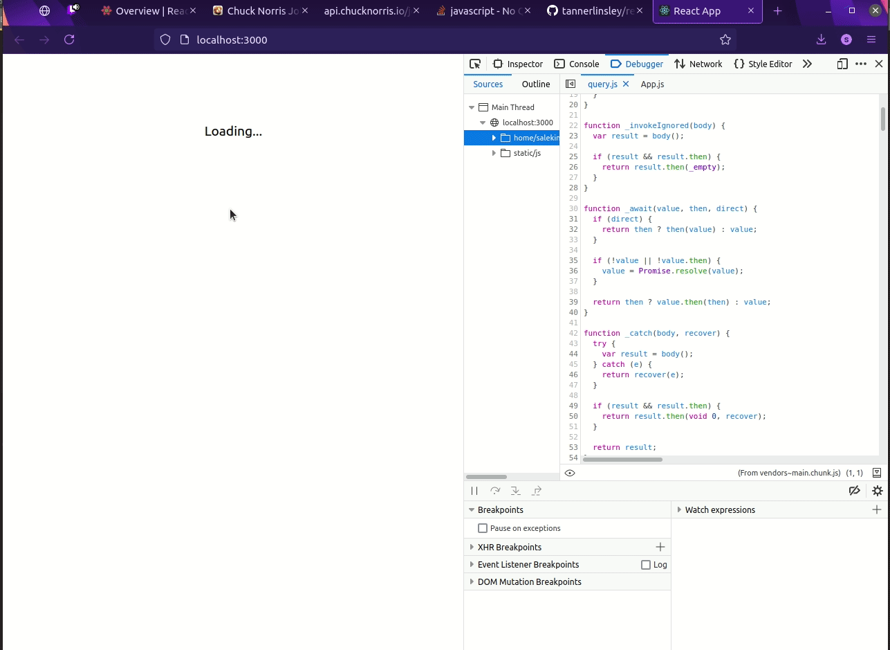 Learning react-query