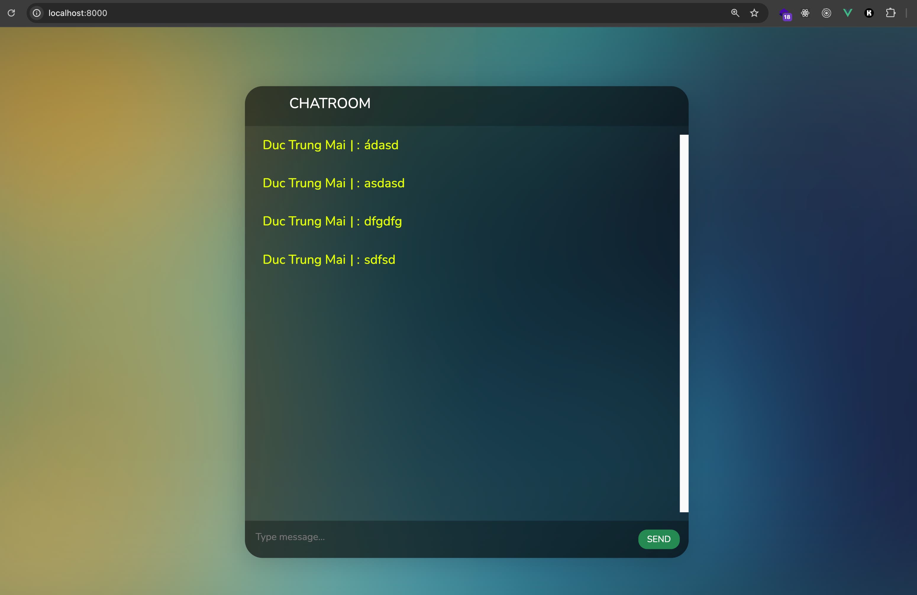 Viết ứng dụng chat realtime với Laravel, VueJS, Laravel Reverb và Laravel Echo - Viblo