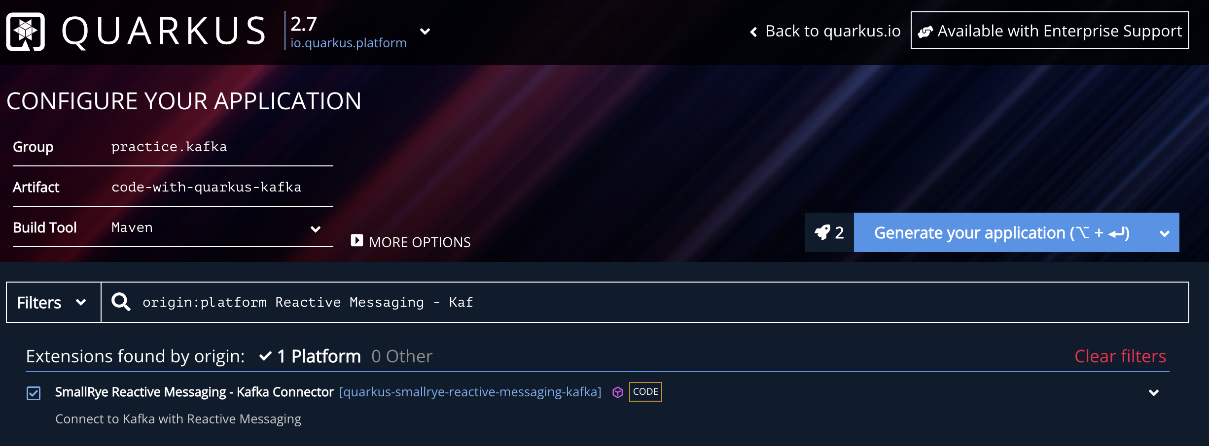 Sử dụng Apache Kafka với Quarkus