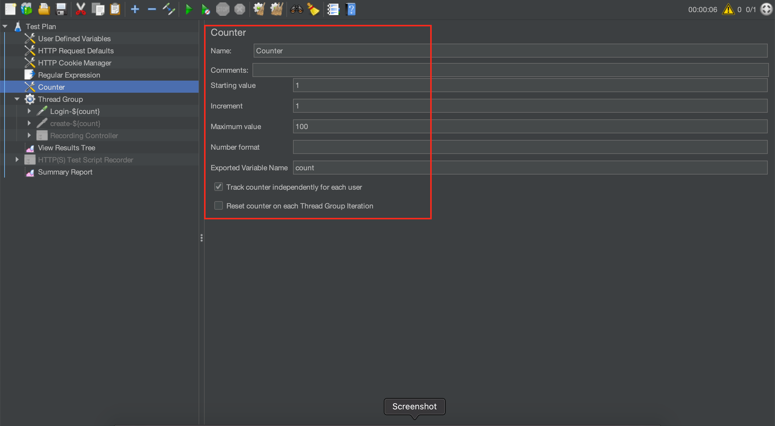 Phần 2. Config Element - Demo Counter trong Jmeter