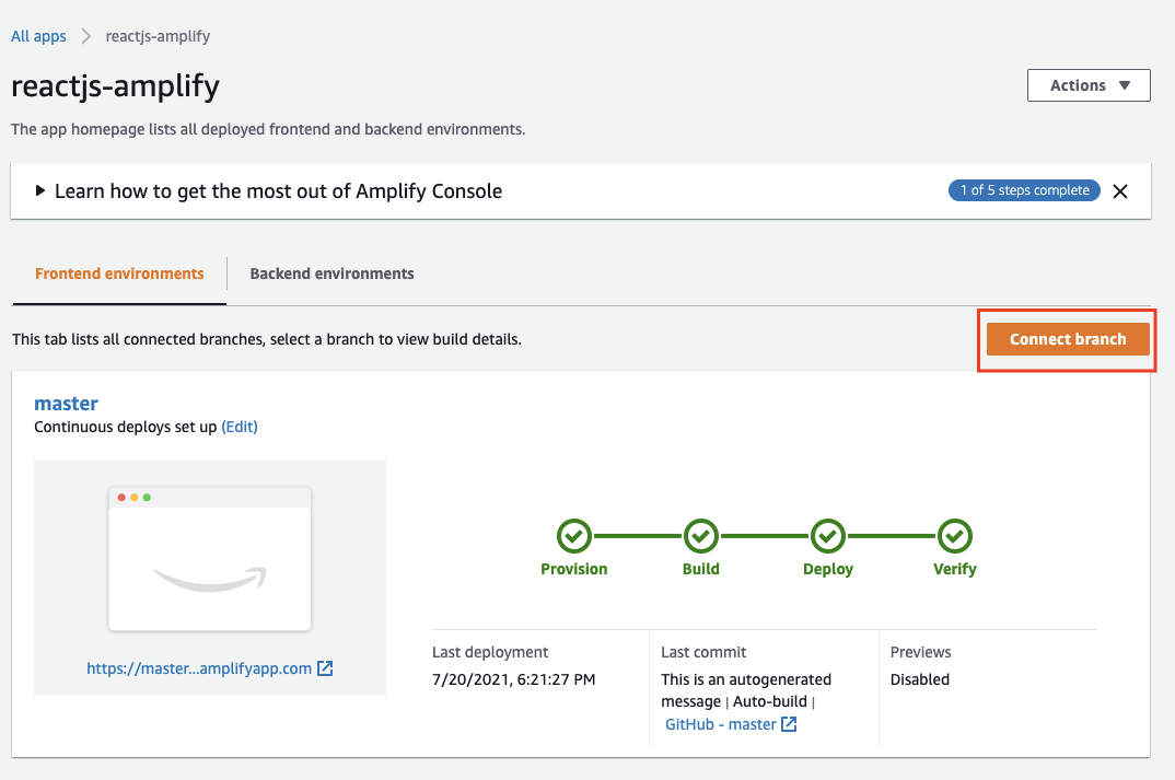 Deploy ứng dụng ReactJS lên AWS Amplify