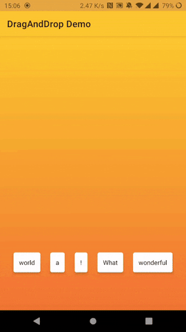 Drag và drop view trong Android