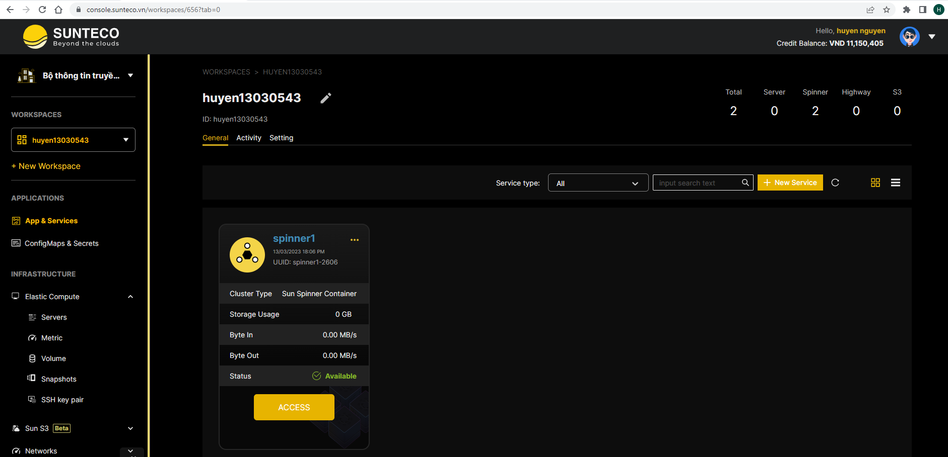 Hướng dẫn deploy container trên hệ thống Sunteco Cloud - Viblo