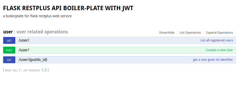 Xây base project api bằng flask