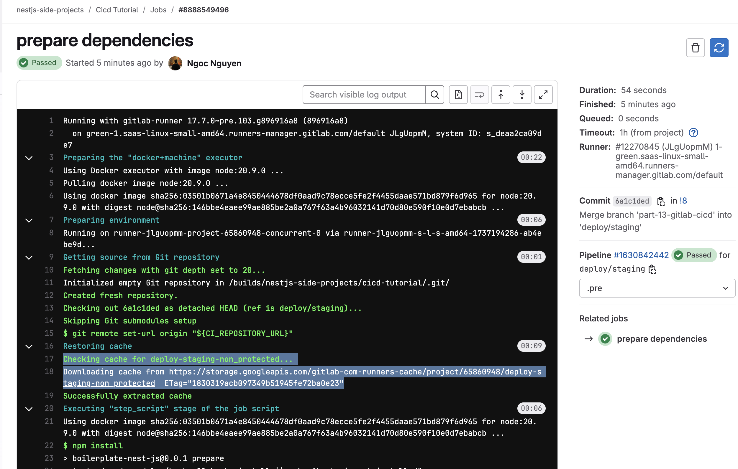 Setup Boilerplate NestJS: Setup Gitlab CI/CD ️🚀 - Viblo