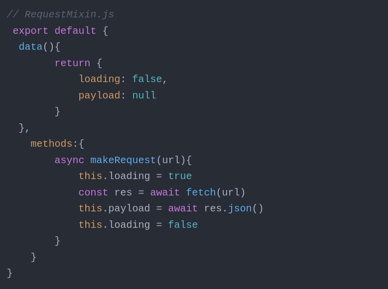 Vue.js Composable là gì? Sự khác nhau giữ Composable và Mixin